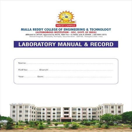 Strength of Materials Lab Manual Strength of Materials Lab ...