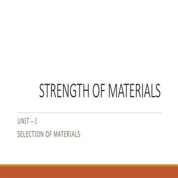 STRENGTH OF MATERIALS PPT1.pptx........... | PPT