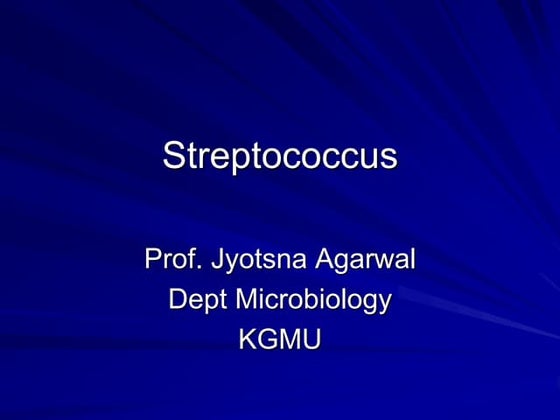 Streptococcus | PPT