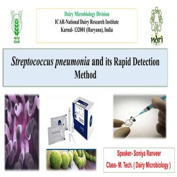 Streptococcus pneumonia and its Rapid Detection Method.pptx