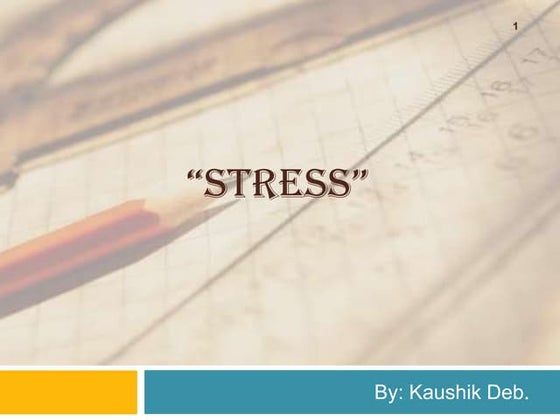 Theories of stress | PPT