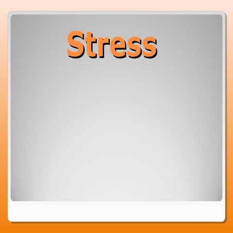 Stress | PPT