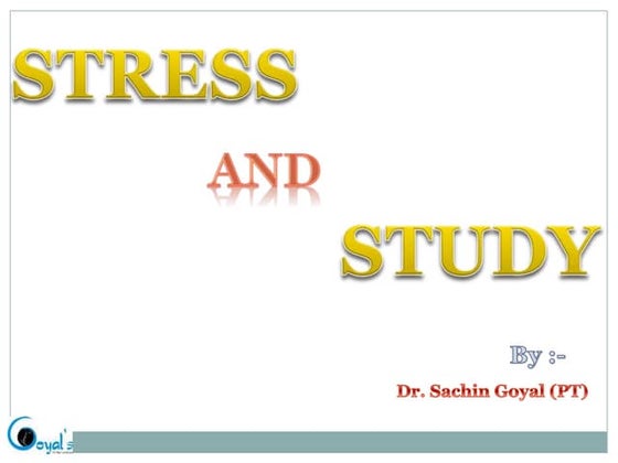 Examination stress ppt | PPT