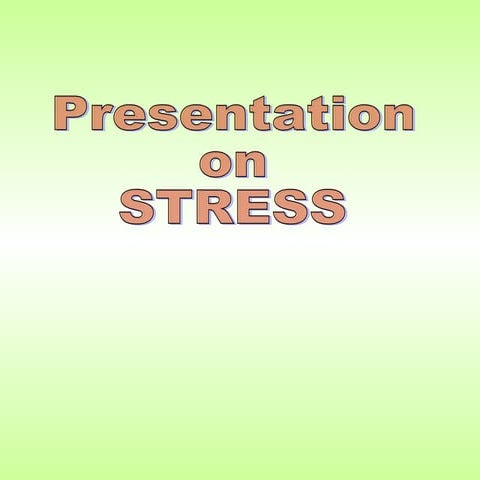 Stress. | PPT