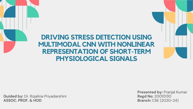 Driving Stress Detection Using Multimodal Cnn With Nonlinear