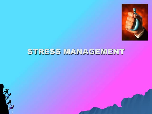 Strategies to cope up with stress | PPT