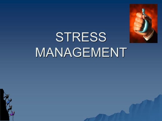 Strategies to cope up with stress | PPT