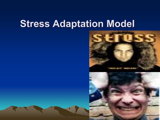 Stress and adaptatiton | PPTX