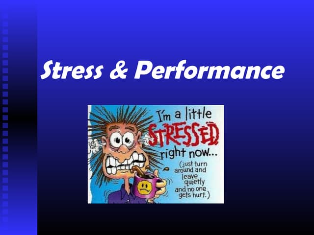 Stress and Anxiety | PPTX