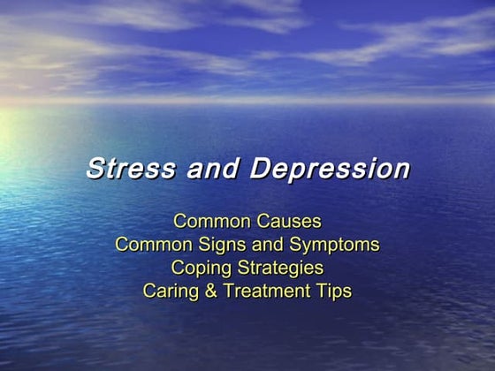 5 ways to release stress | PPTX