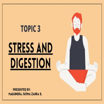 TOPIC 3- STRESS AND DIGESTION POWERPOINT | PDF