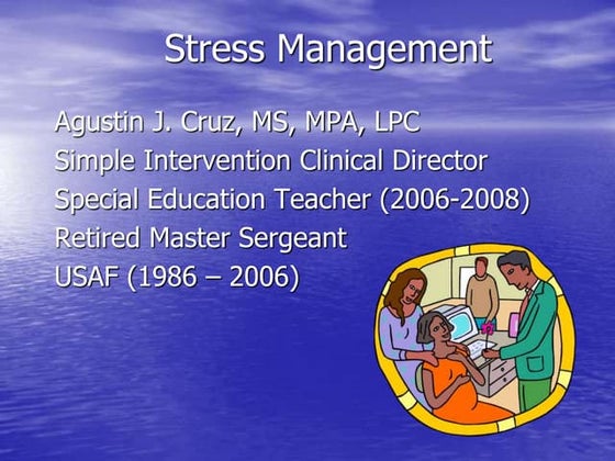 Stress management | PPTX | Diseases and Conditions | Medical Health