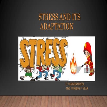 STRESS AND ITS ADAPTATION [Autosaved].pptx