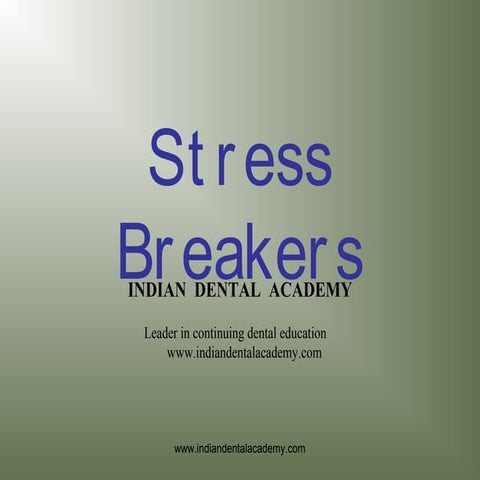 Stress breakers / dentistry dental implants | PPT