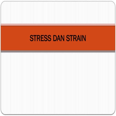Materi Geologi Struktur terkait Stress dan Strain | PPSX