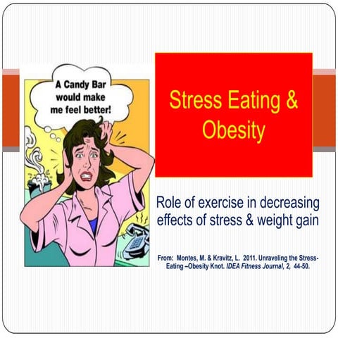 Stress eating & obesity | PPTX