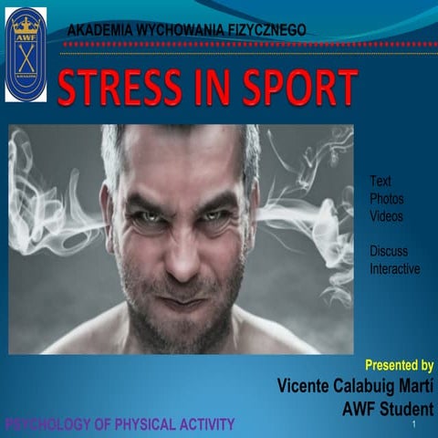 Stress in Sport | PPT