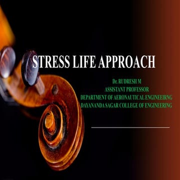 Stress life approach | PDF