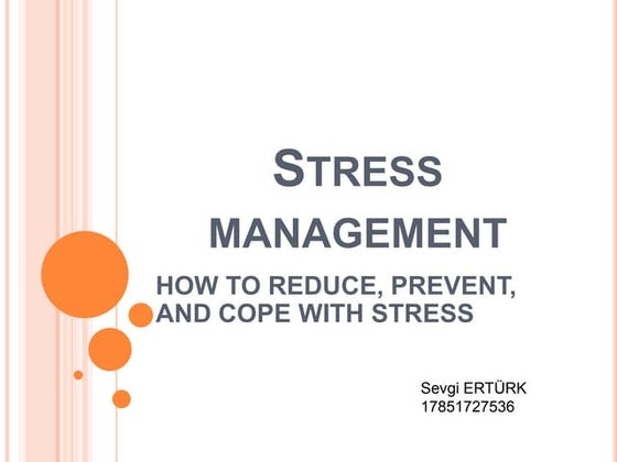Stress management | PDF | Mental Health | Diseases and Conditions