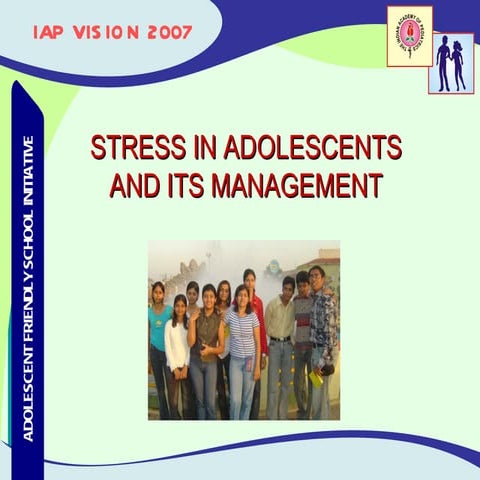 Stress management | PPT | Mental Health | Diseases and Conditions