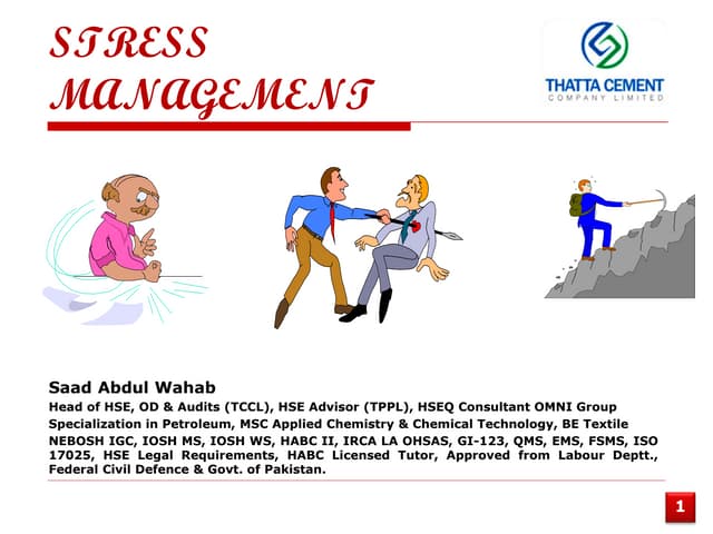 Stress Management (Comprehensive) PowerPoint Presentation 171 slides ...