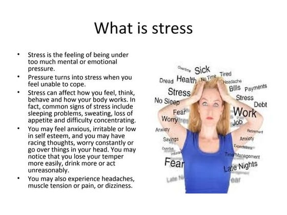 Effects of stress on body | PPTX