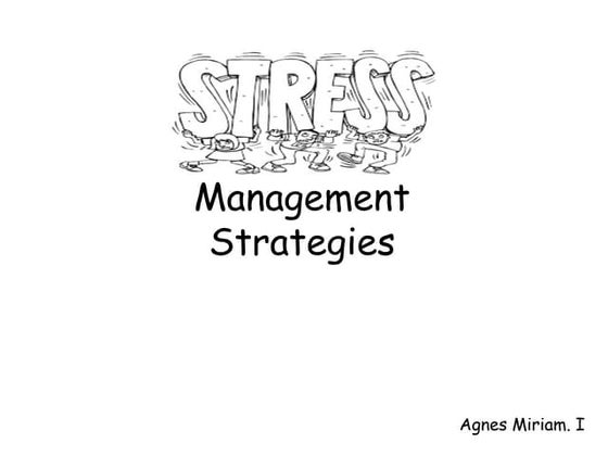 Stress management strategies | PPT