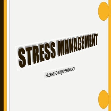 Stress management | PPT