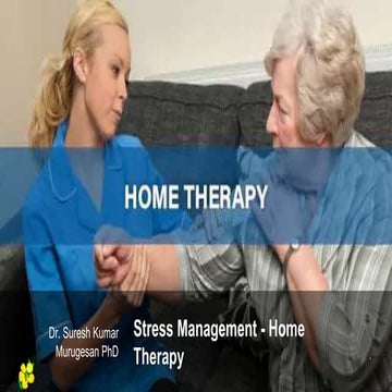 Stress management home therapy | PPT