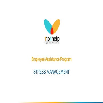 Stress Management at the workplace and Tips | PPT