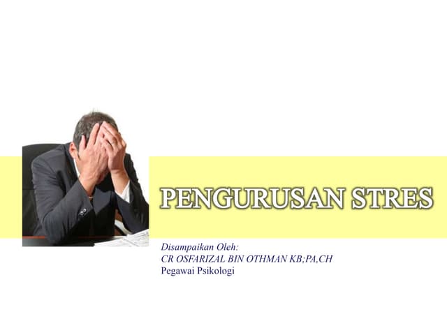 Ppt05 manajemen stres | PPT