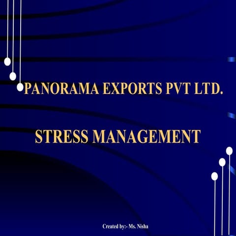 Pth mthembu stress management lesson plan 2 | PPT