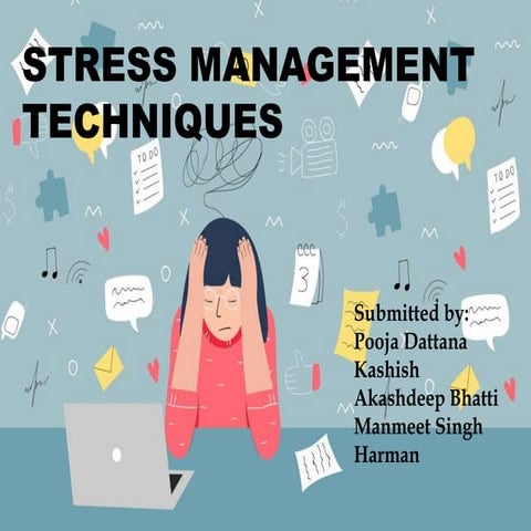 Stress management techniques | PPTX