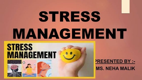 Stress management techniques | PPT