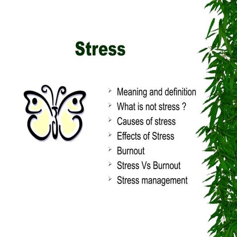 Stress management: meaning and Causes.pptx