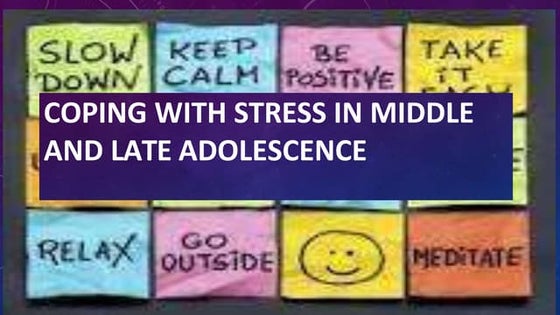 Coping with stress.ppt | Fitness and Exercise | Healthy Living
