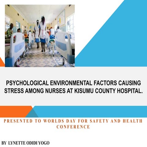 Stress among Nurses | PPTX