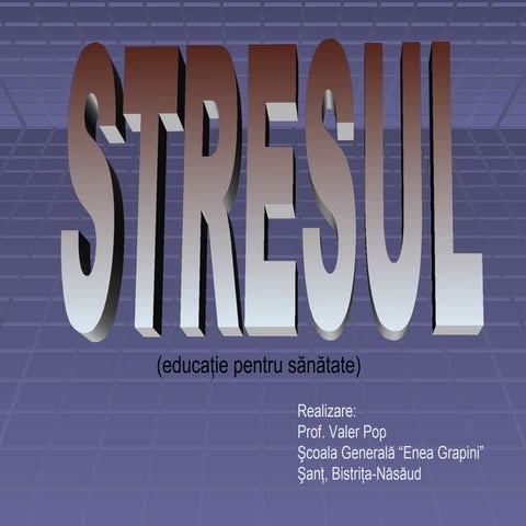 Stresul | PPT