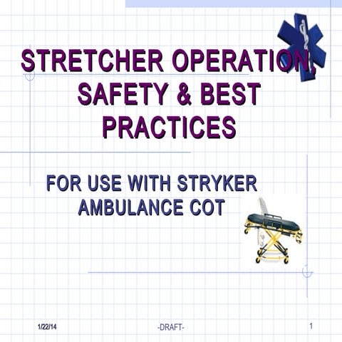 Stretcher operation safety | PPT