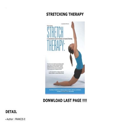 STRETCHING THERAPY | PDF