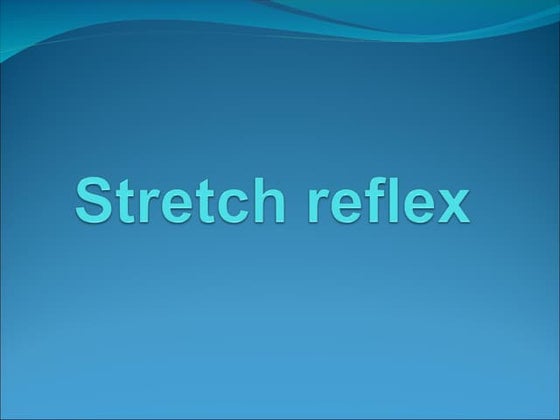 H reflex (Hoffmann's Reflex) | PPT
