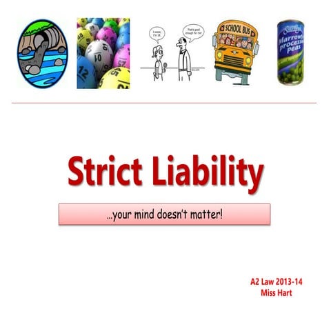 Strict liability 2013 14 | PPT
