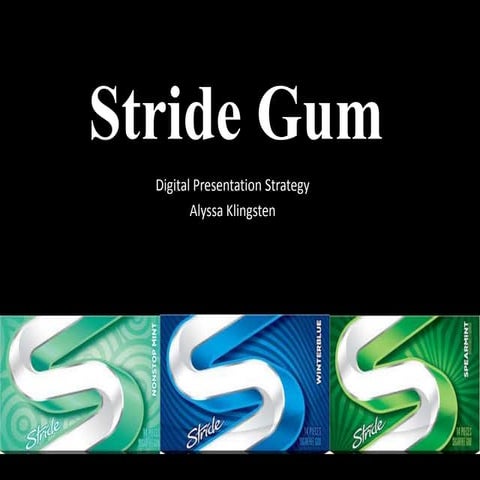 Stride gum | PPTX