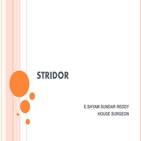 Stridor | PPTX