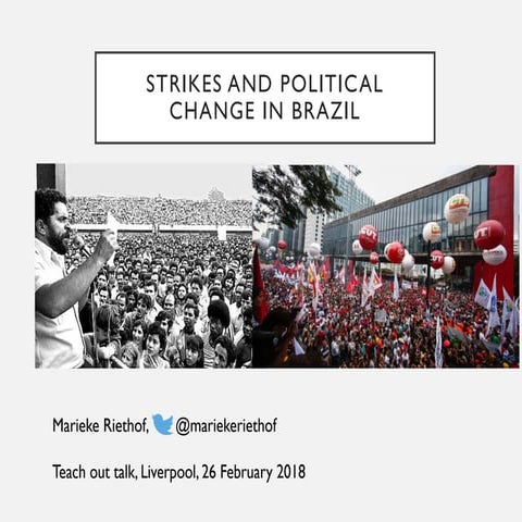 Strike and political change in Brazil | PPT