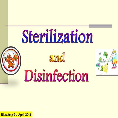 Strilization techniques Biology presentation | PPT