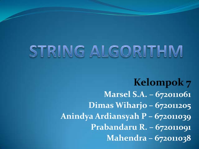 Stringalgorithm28 Kel729 Ppt 9351