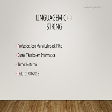 String c++ | PPT