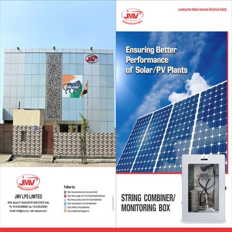 String combiner box jmv lps | PDF | Power and Energy Industry | Industries