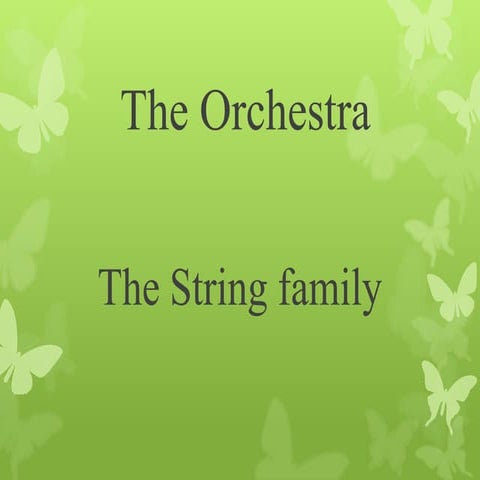 Stringed instruments micro teaching powerpoint | PPTX